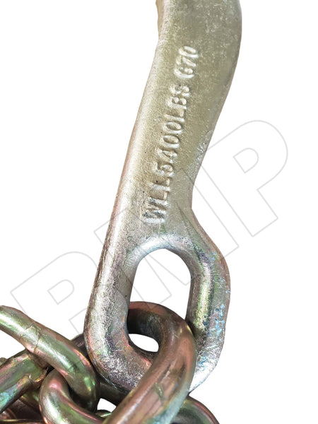 10-Foot Heavy-Duty Tow Chain with Hooks - 5,400 lbs WLL | Free Shipping ...