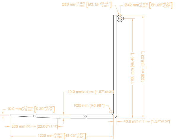 Pin-Type Shaft Mount Forks – Pair – Heavy-Duty – 48" Length – Best ...